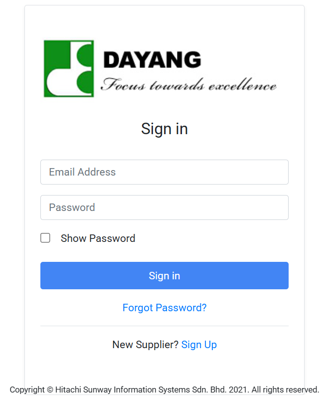 WMO Dayang Portal